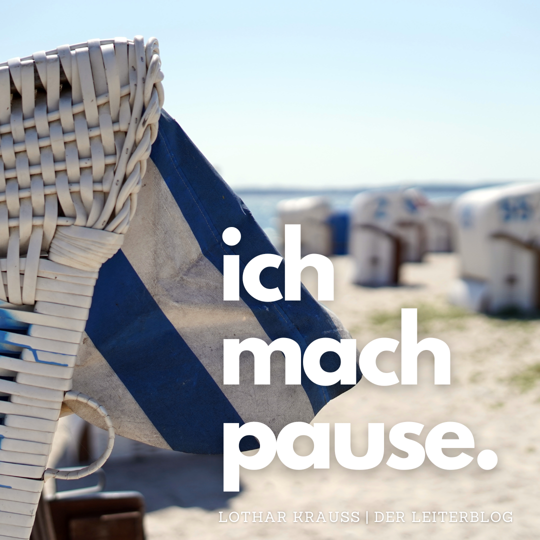 Kreative Pause auf dem Blog | DER LEITERBLOG